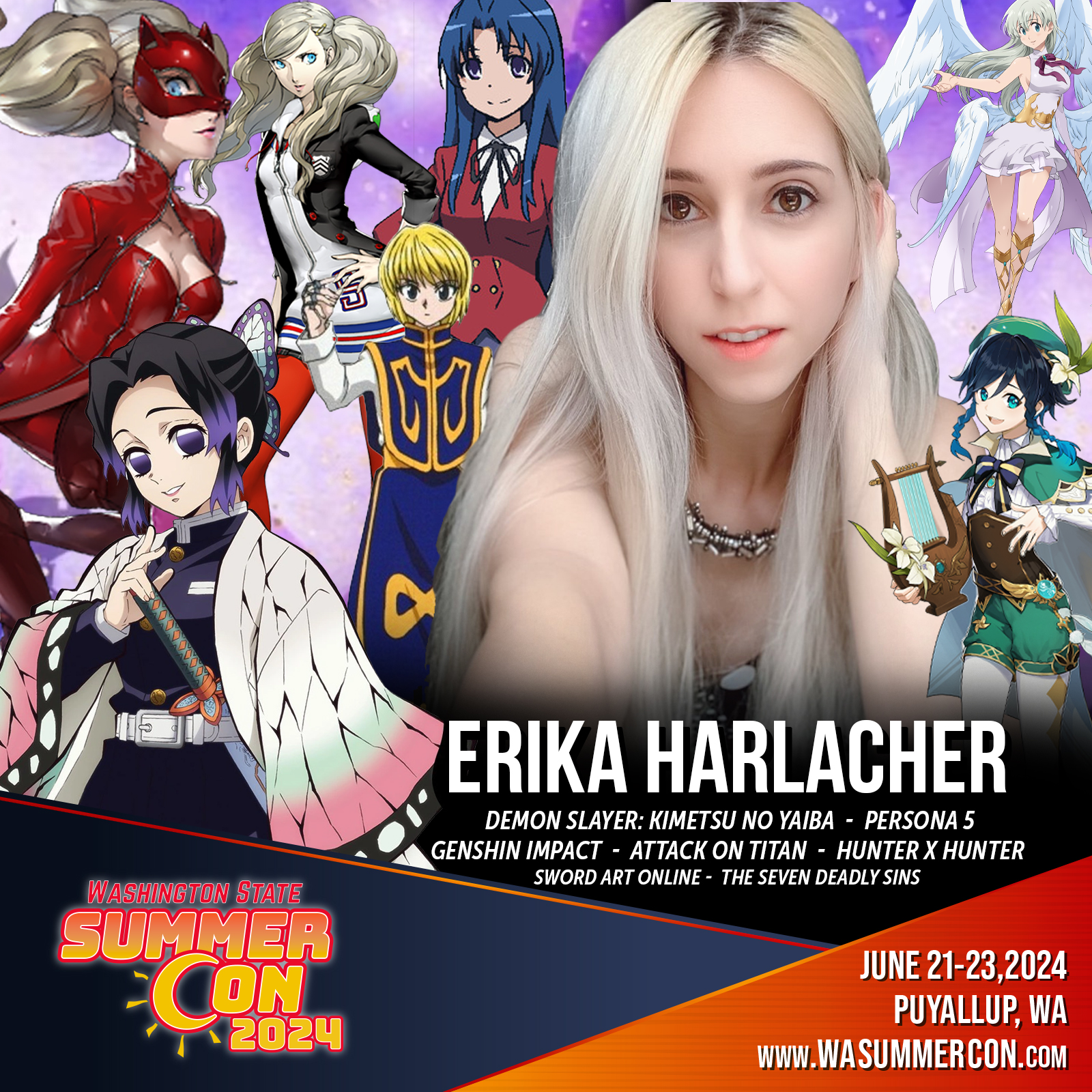 Anime Guests Archives - Washington State Summer Con