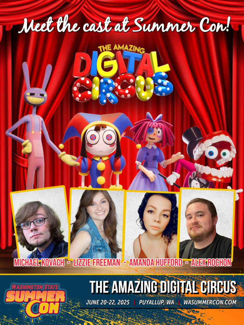 The Amazing Digital Circus Cast - Washington State Summer Con